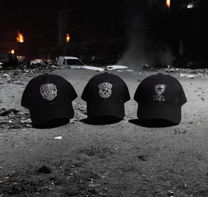 Resident Evil Hat – Distressed STARS / RPD Badge / RPD Logo Cap – Laser ...