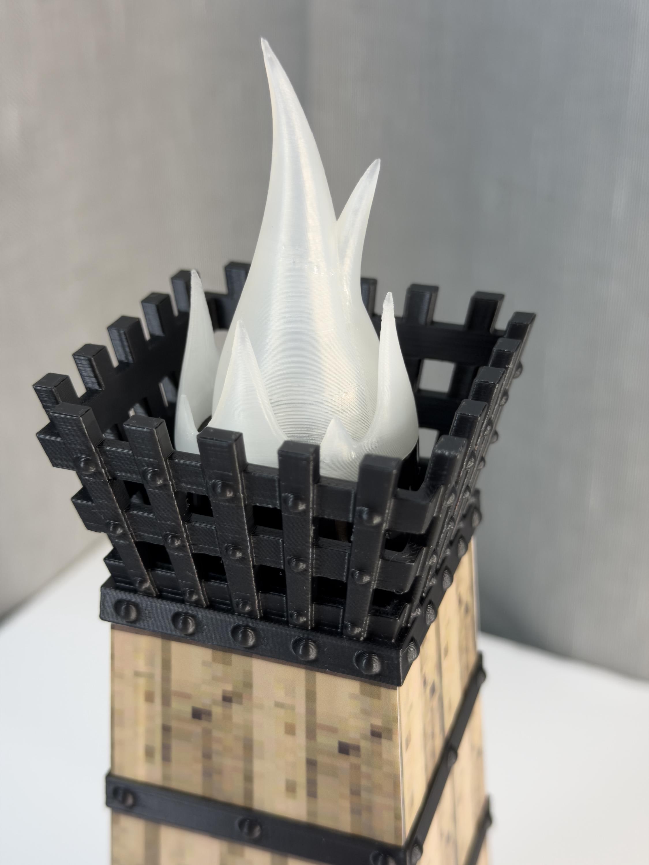 Zelda Ocarina of Time Dungeon Torch & Treasure Chest Set - 3D Printed ...