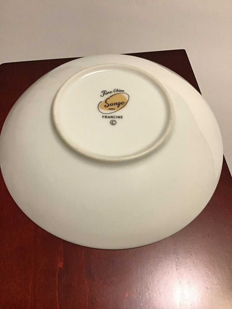 Sango Fine China Bowl Francine Pattern Made in Japan - Etsy