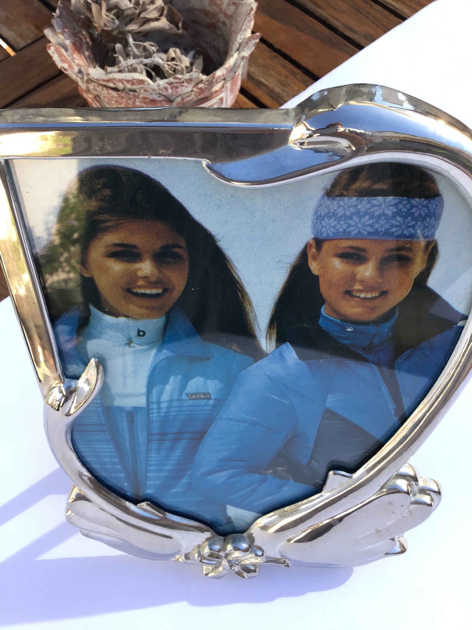 Silverplated Double Swan Pucture Frame Vintage 9 X 6.5 - Etsy