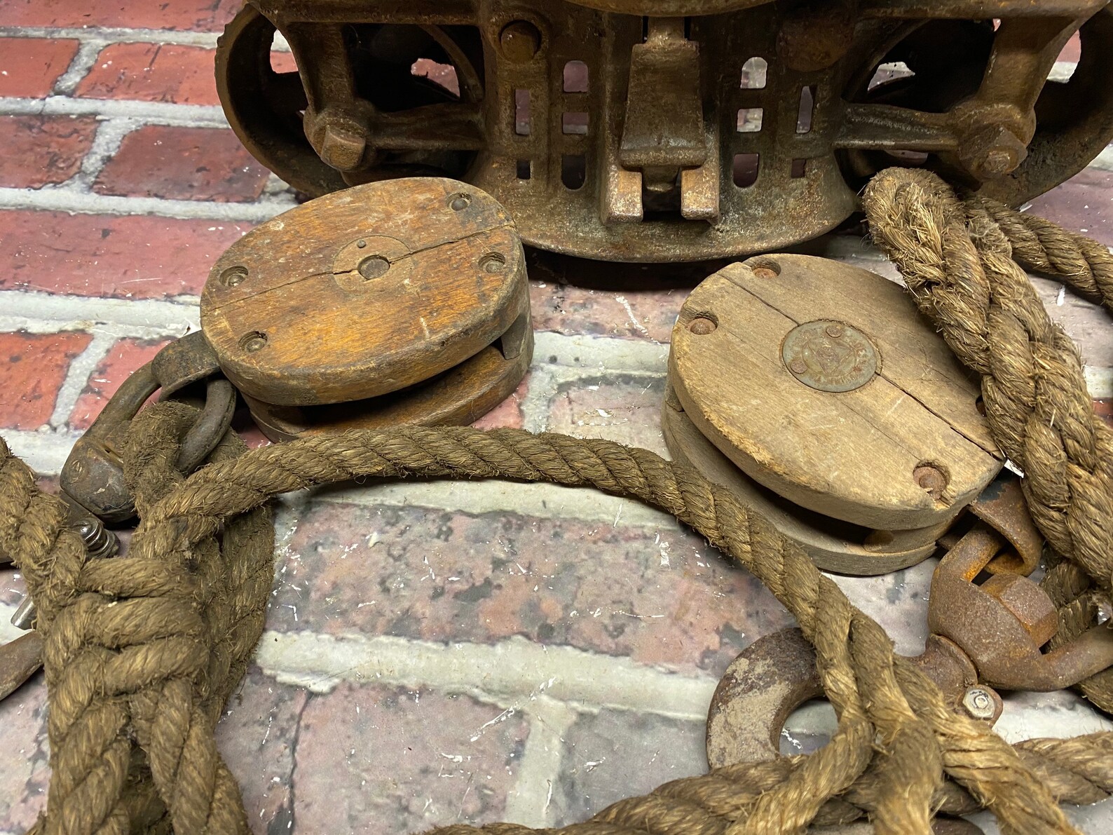 Antique Vintage Cast Iron Barn Hay Trolley F.E. Myers & Bro - Etsy