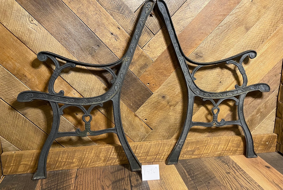 Antique Vintage Victorian Style Ornate Cast Iron Solid Unique Outdoor ...