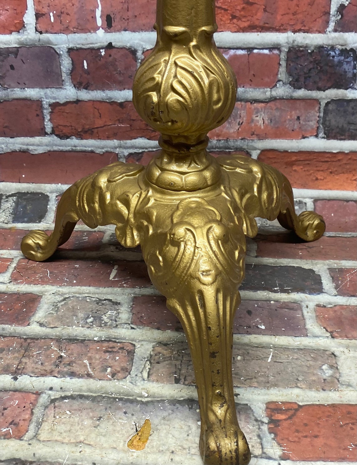 Antique Vintage Victorian Cast Iron Adjustable Table Base - Etsy