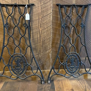 Antique Vintage Ornate Singer Cast Iron Sewing Machine Leg Set Metal - Etsy