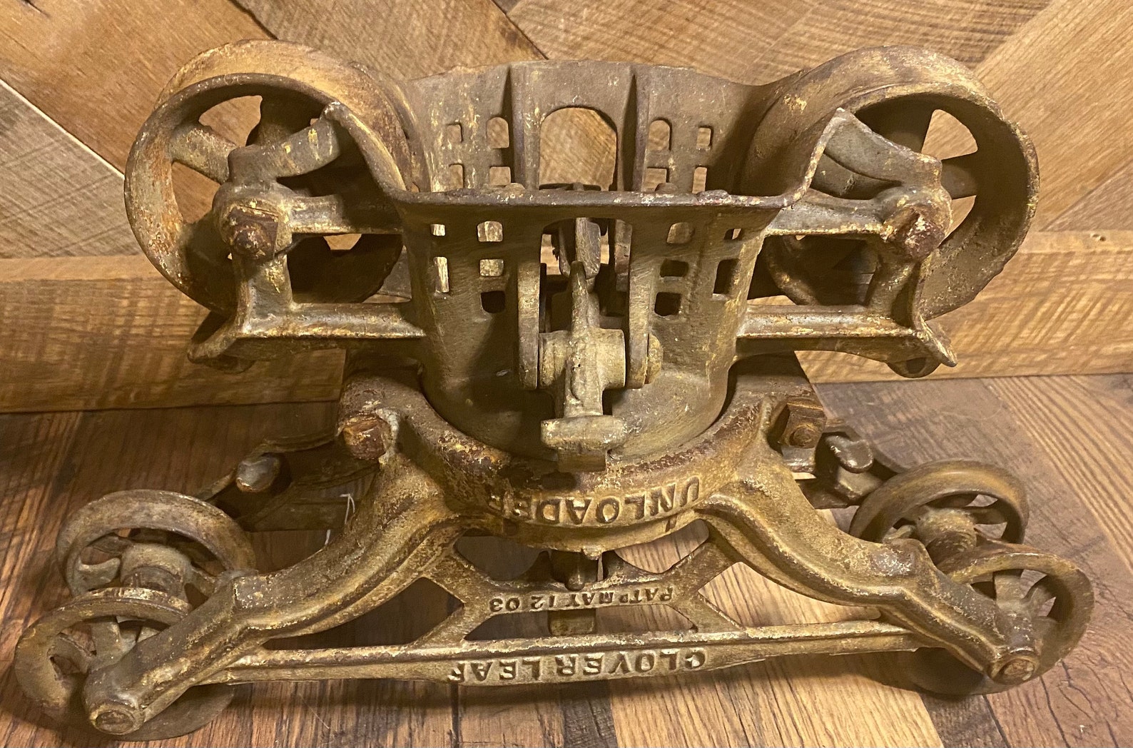 Antique Vintage Victorian Style Cast Iron Ornate Industrial Farm Barn ...