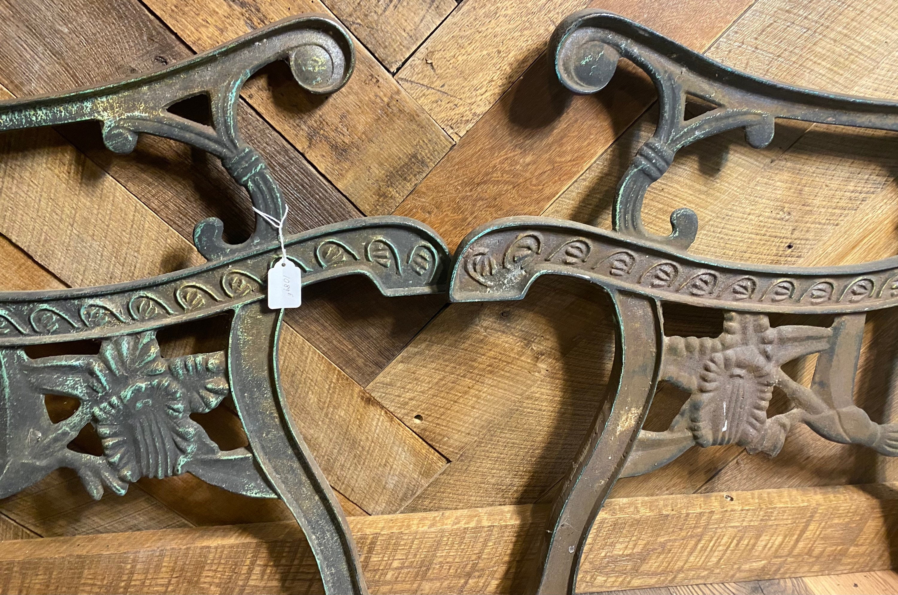 Antique Vintage Victorian Cast Iron Industrial Ornate Garden Outdoor ...