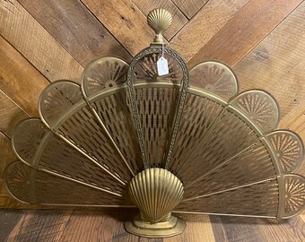 Brass Seashell Fan - Etsy