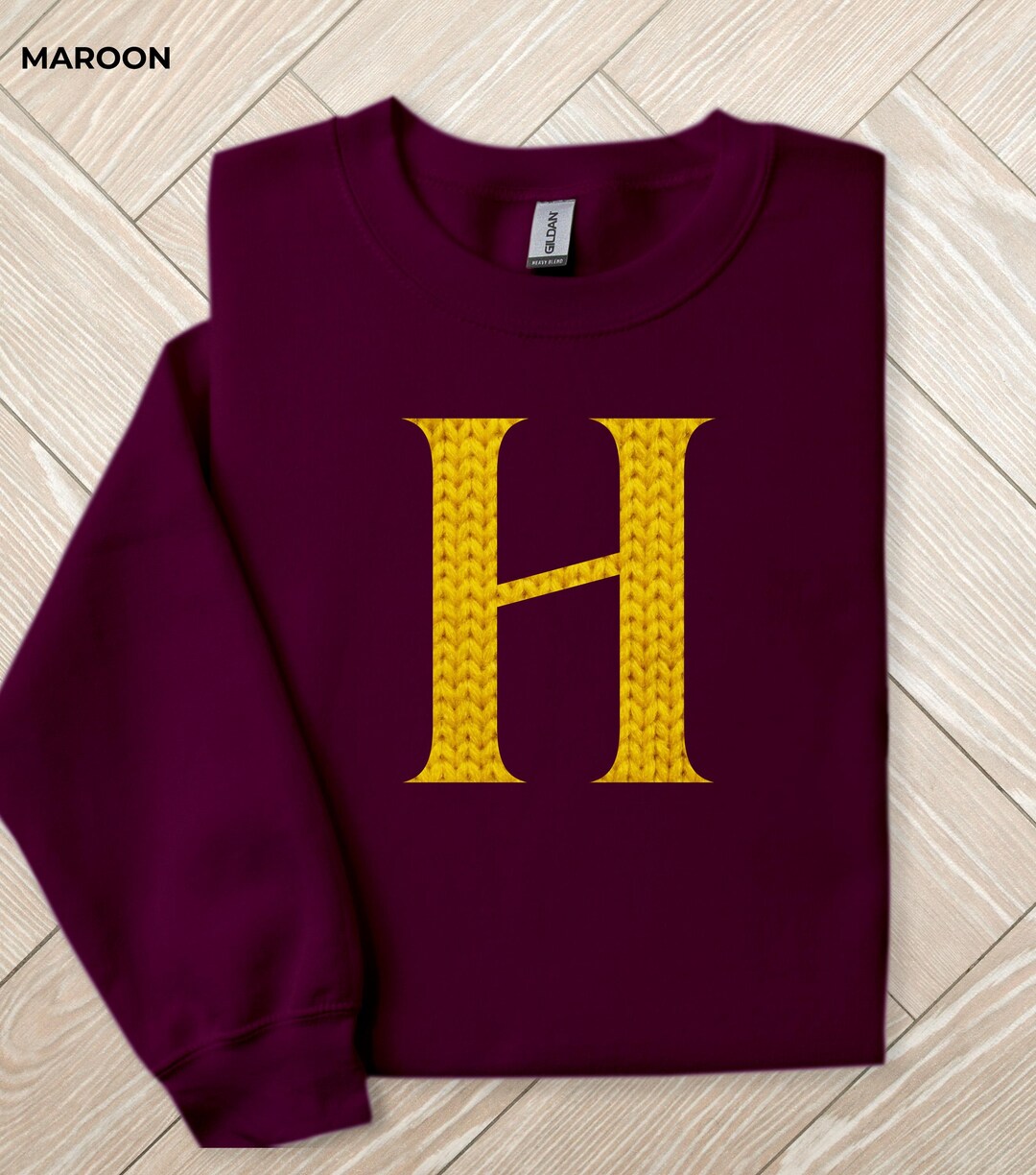 Wizard Christmas Sweatshirt, Ron Harry Sweatshirt, Custom Initial ...