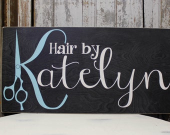 Hairapist Sign Wood Sign Farmhouse Sign Hair Salon Sign - Etsy