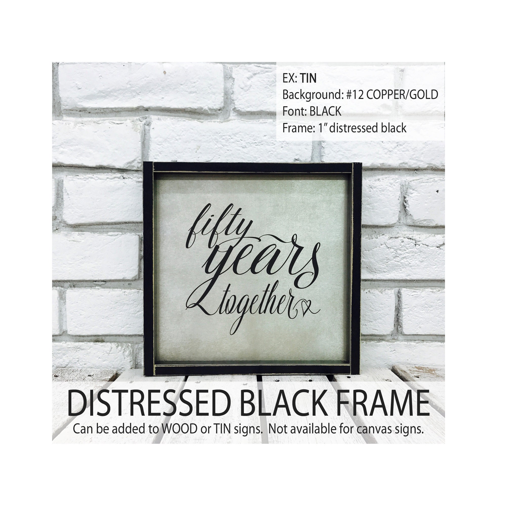 Wedding Vow Frame Wedding Vows for Her Wedding Vow Canvas | Etsy