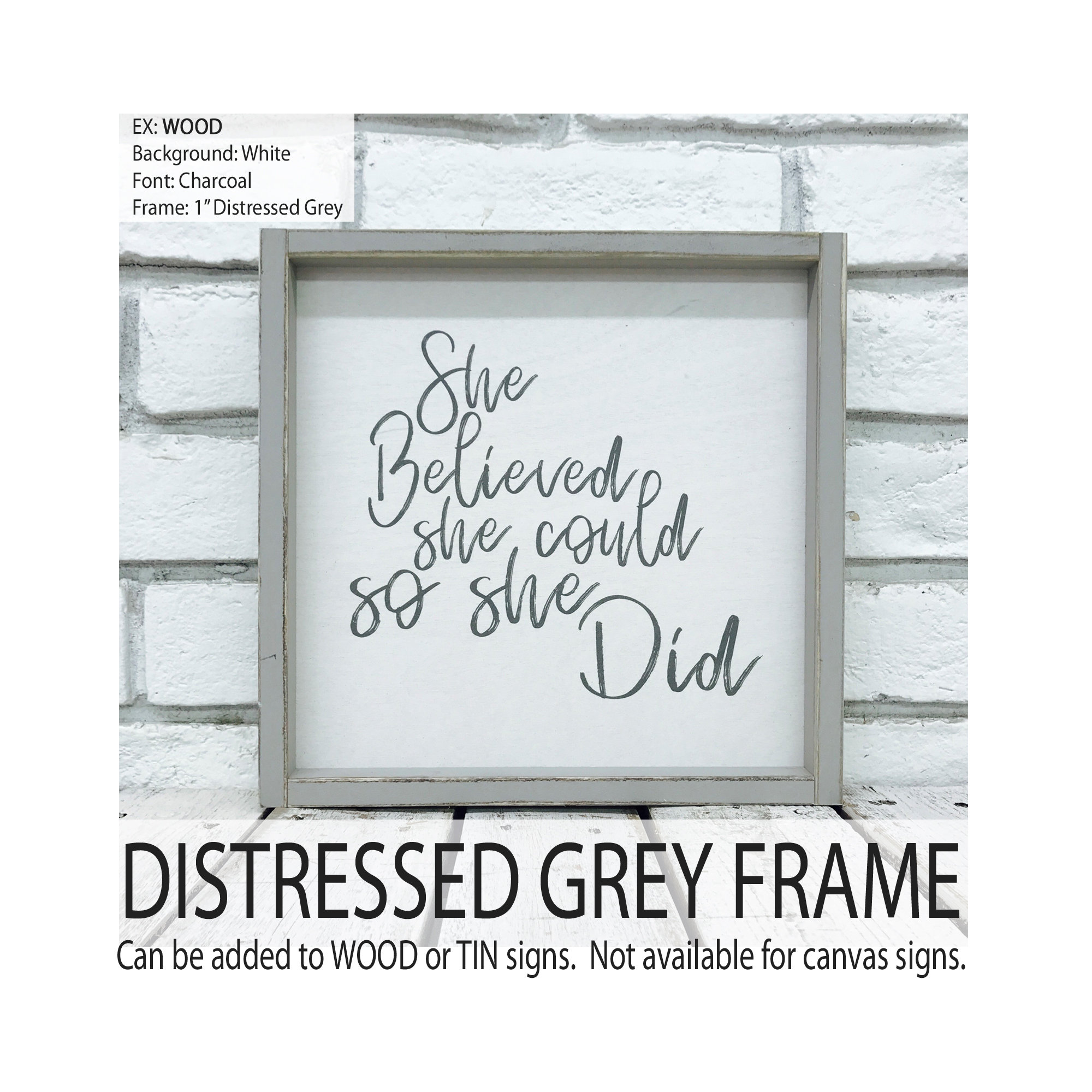 Wedding Vow Frame Wedding Vows for Her Wedding Vow Canvas | Etsy