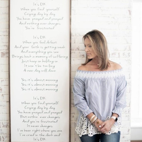 Song Lyrics Wall Art - Etsy