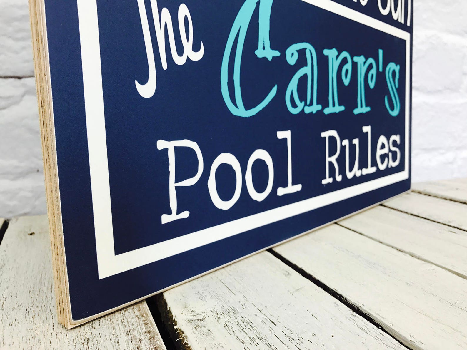Pool Sign, Pool Decor, Pool Rule Sign, Patio Sign, Swimming Pool Sign ...