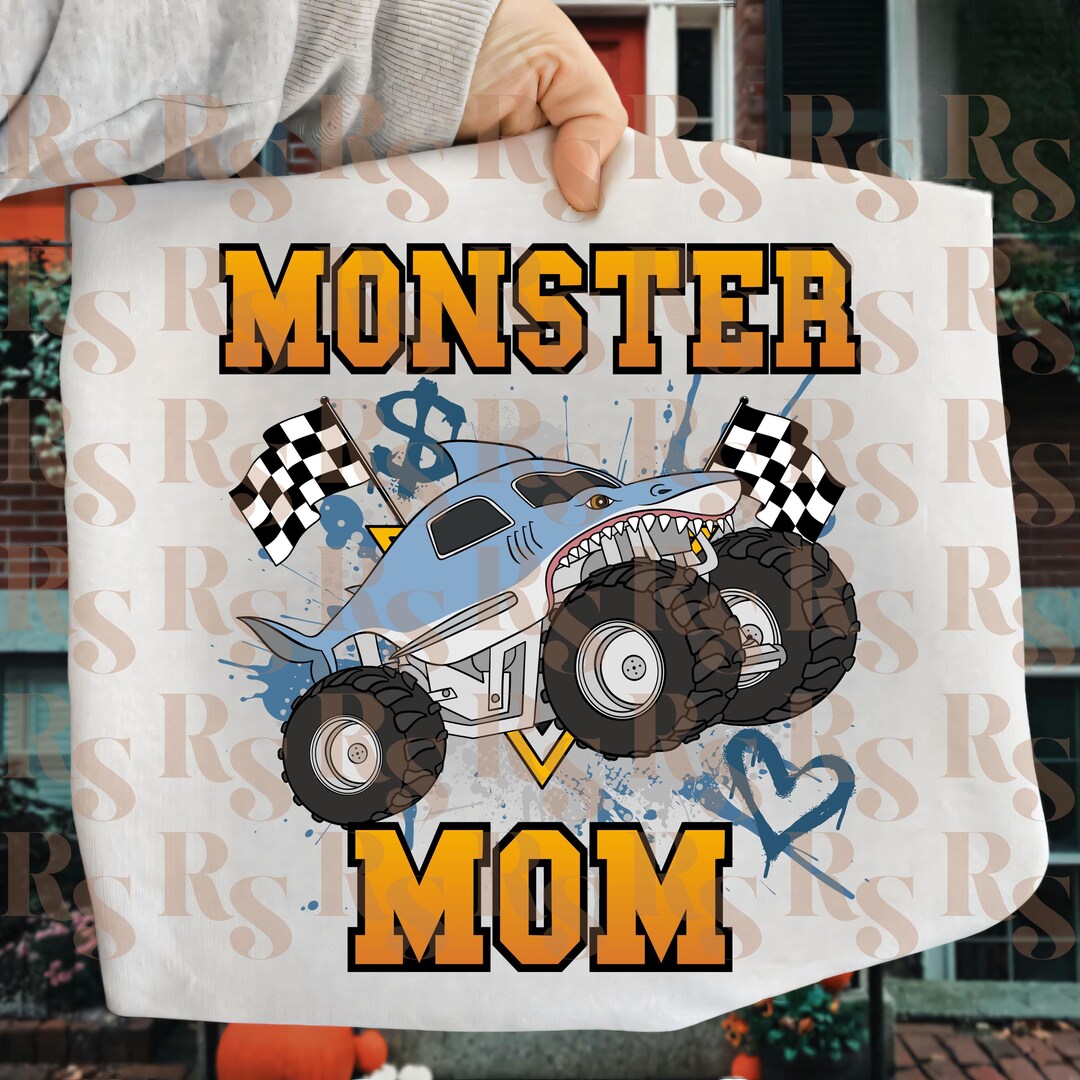 Monster Trucks Mom Png, Monster Truck Mama Png, Mama Truck Png, Truck ...