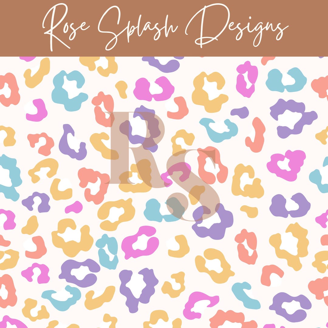 Easter Leopard Print Seamless Repeat Pattern, Spring Boy Seamless ...