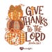 Give Thanks to the Lord PNG, Psalm 136:1 PNG, Jesus PNG, Christian ...