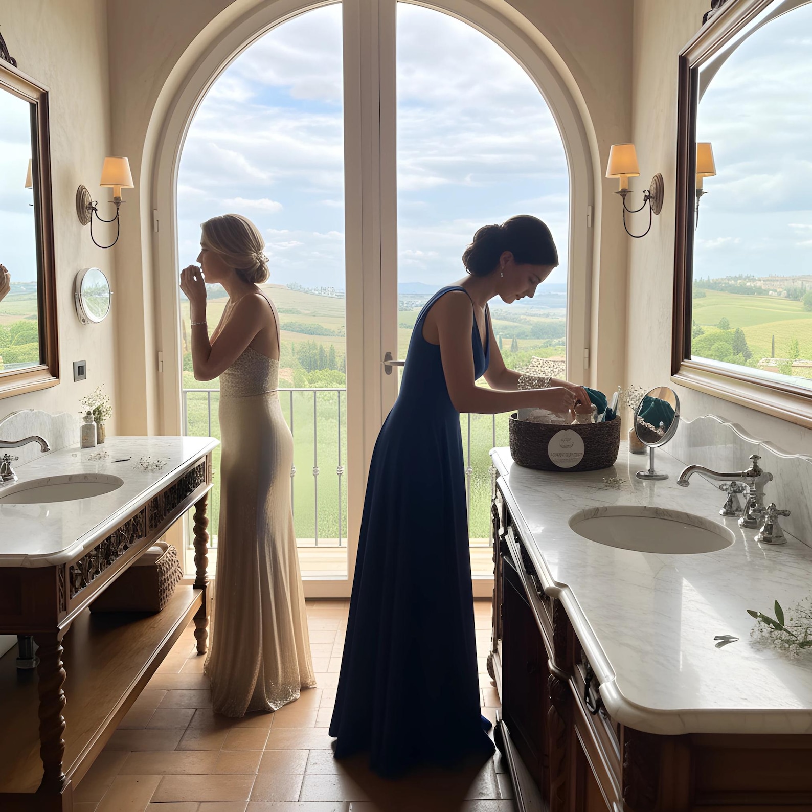 Wedding Bathroom Basket – Elegant Guest Bathroom Amenities for Weddings ...