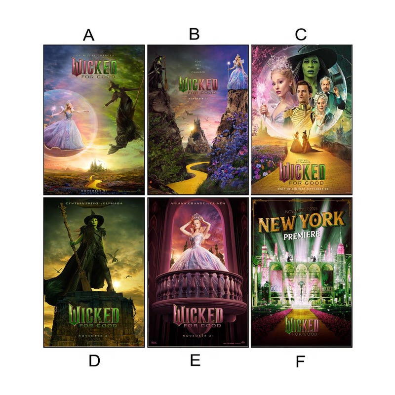 Wicked Frame Poster - Etsy