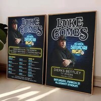 Luke Combs Inspired Contemporary Wall Art Prints, Posters. Frames Not ...