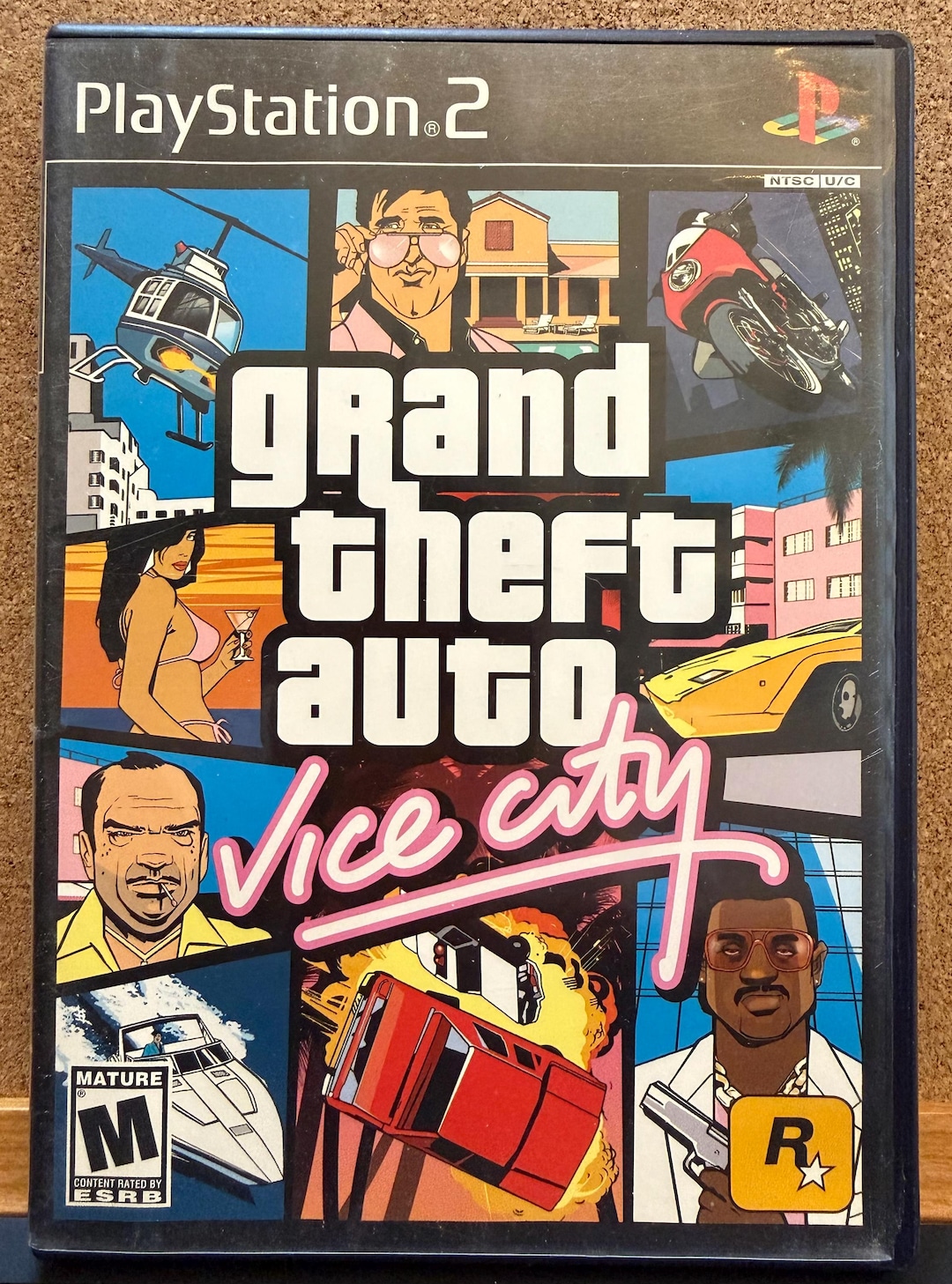 Grand Theft Auto Vice City *black Label* W/ Map - Etsy