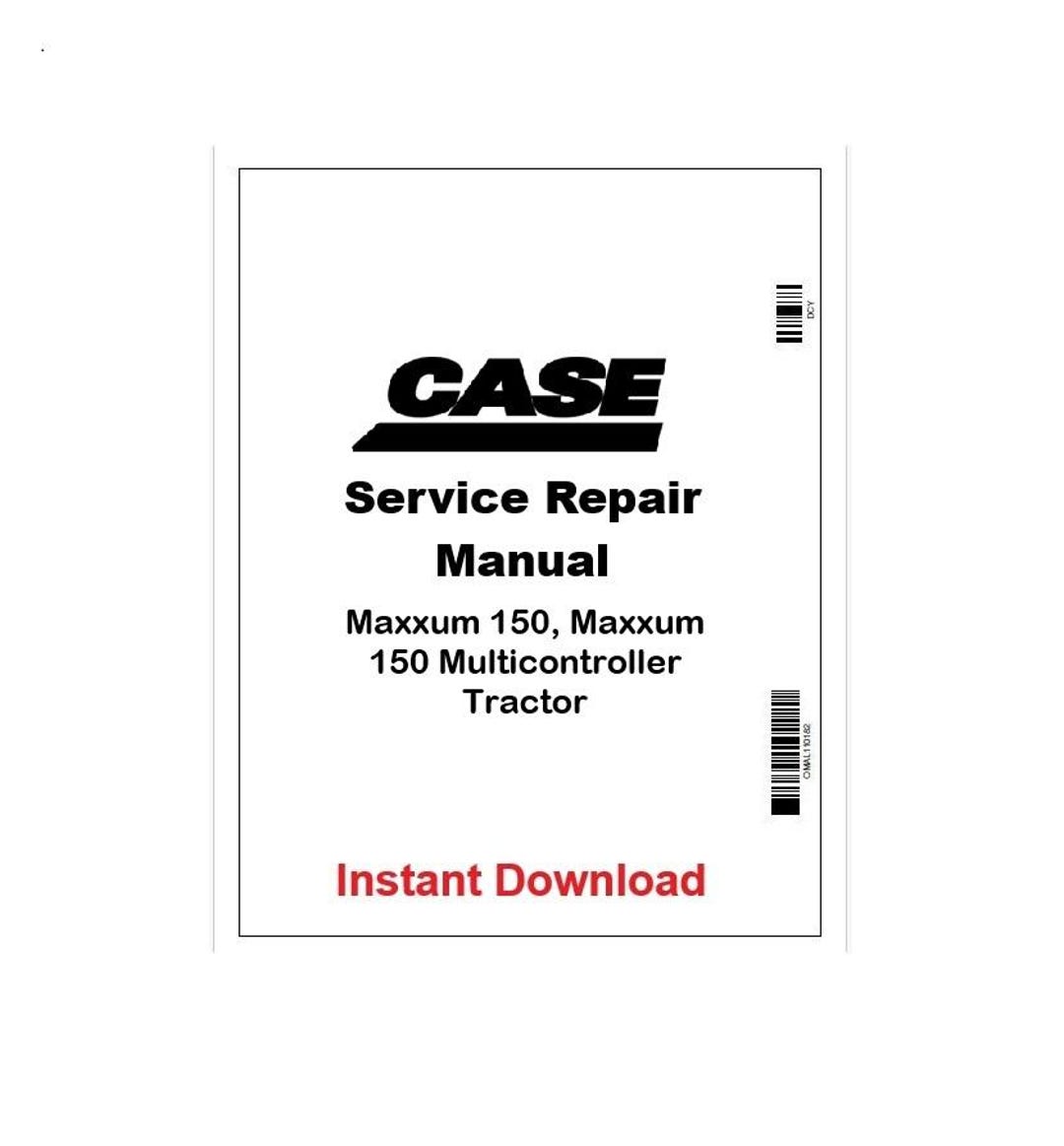 Case IH Mxm 150 Multicontroller Tractor Repair Manual Tier 4b Final - Etsy