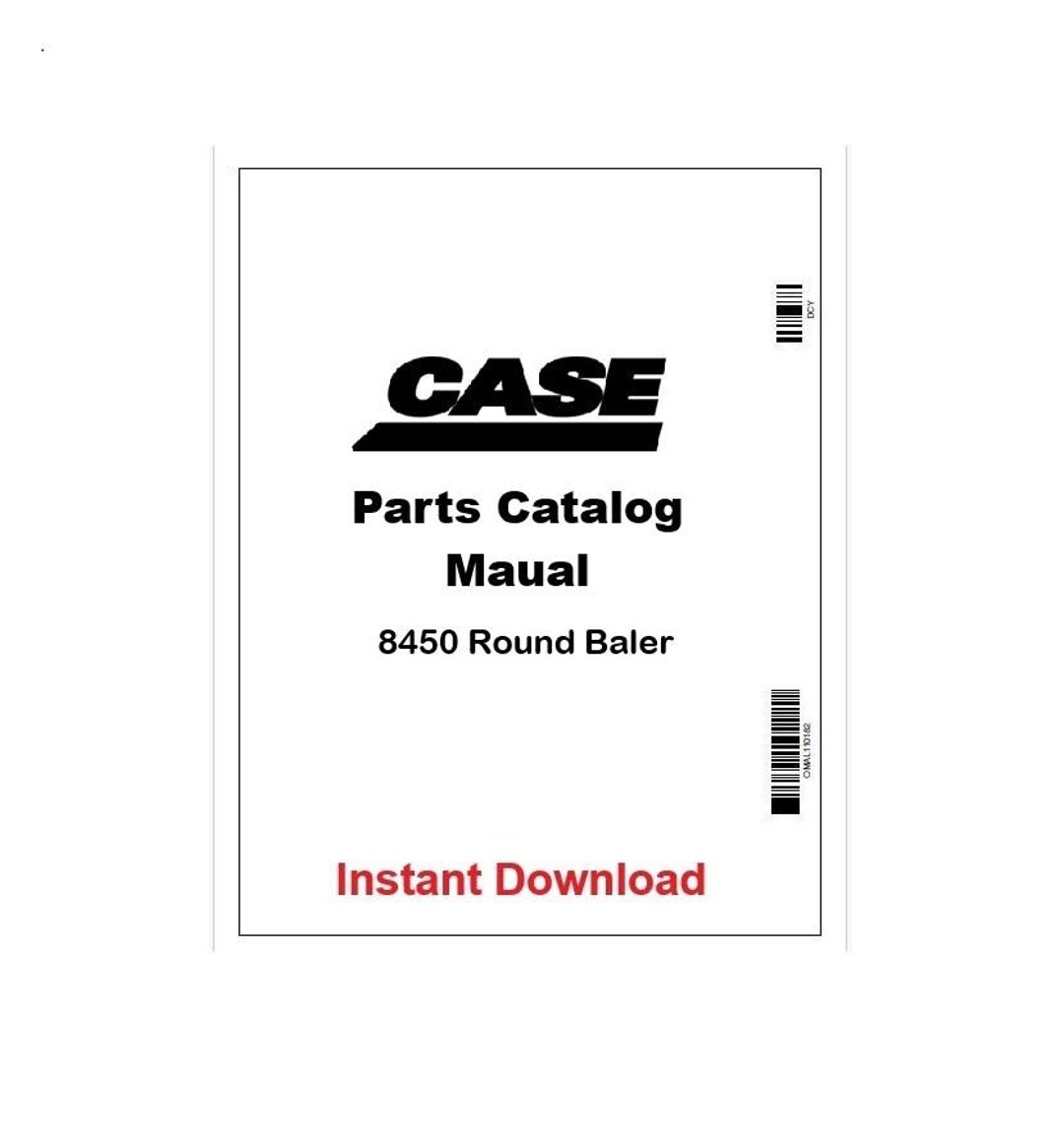 8450 Case IH Round Baler Pdf Parts Catalog Manual - Etsy