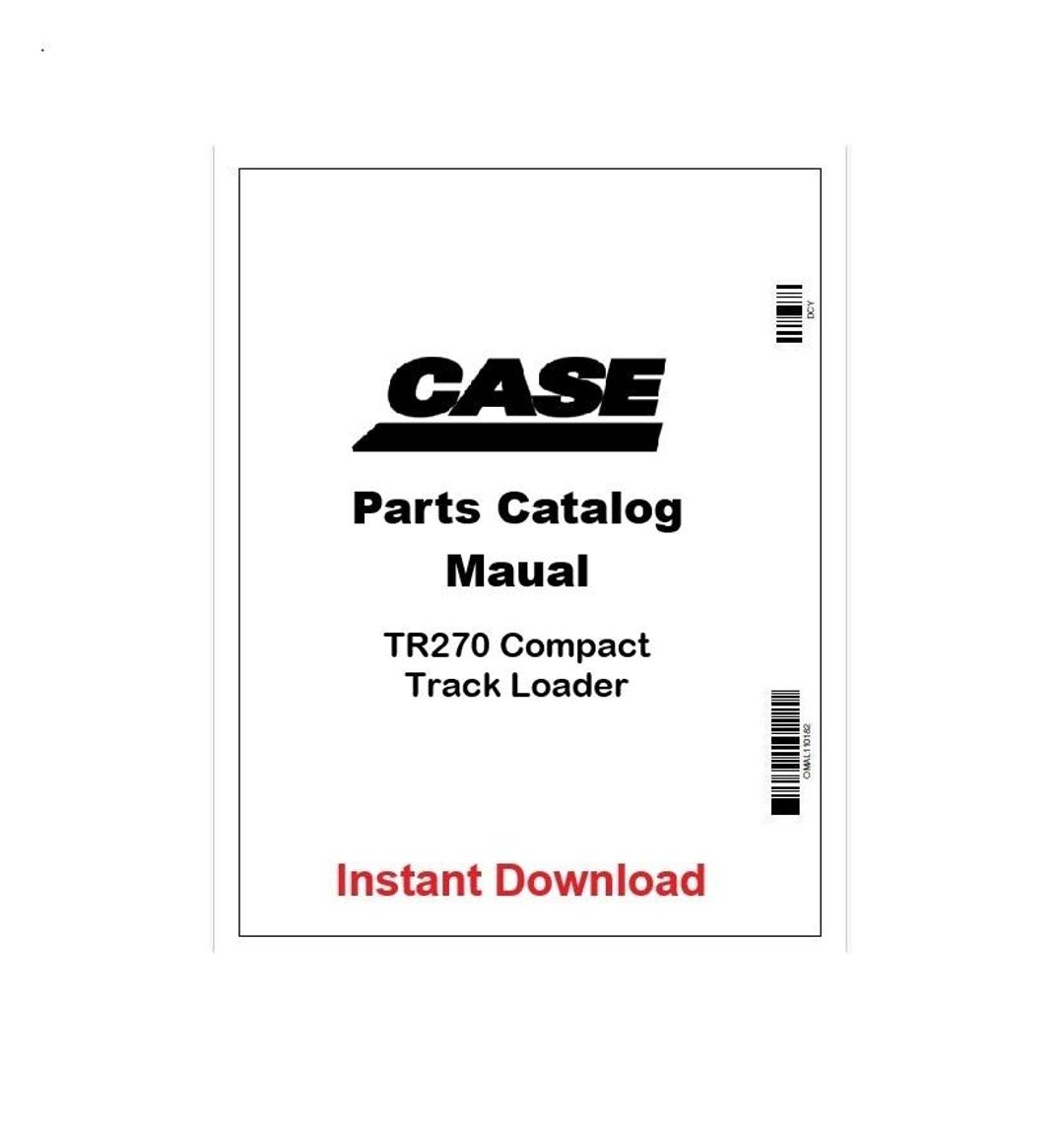 TR270 Case Compact Track Loader Pdf Parts Manual - Etsy