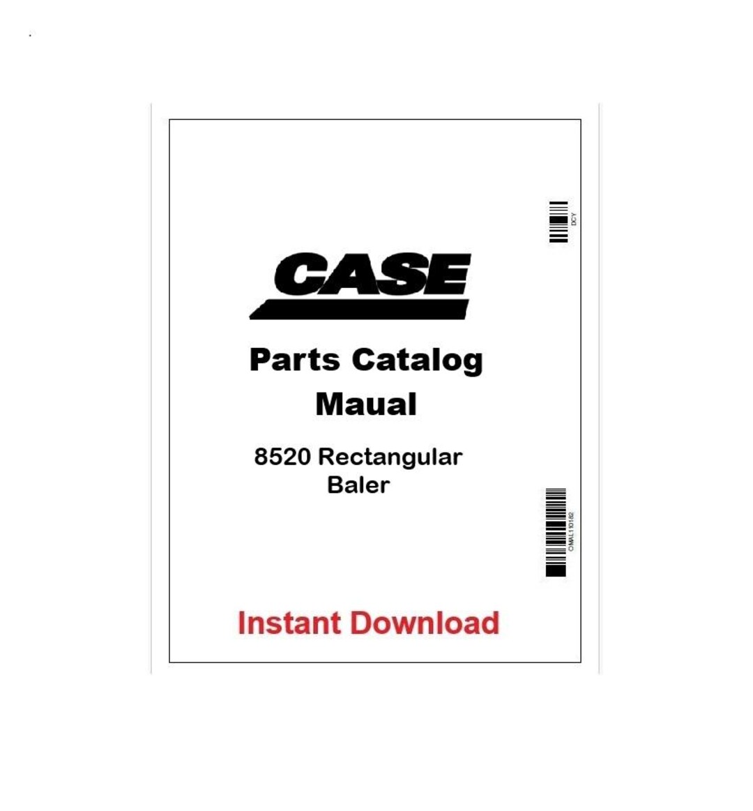 8520 Case IH Rectangular Baler Pdf Parts Catalog Manual - Etsy Australia