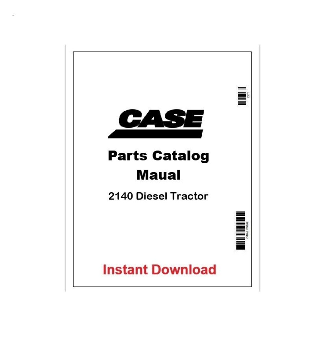 2140 Case IH Diesel Tractor Pdf Parts Catalog Manual - Etsy