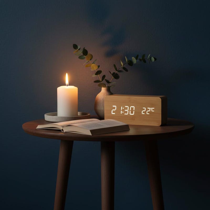 Bamboo Clock - Etsy
