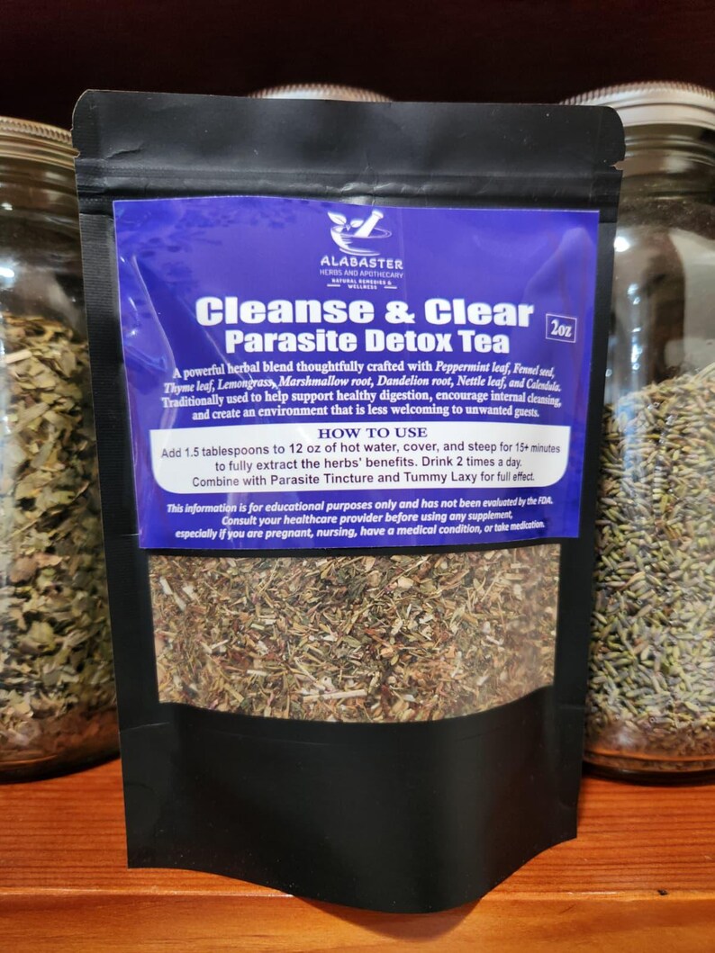 Cleanse and Clear Parasite Detox Tea - Etsy