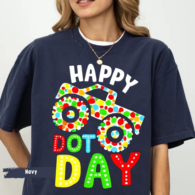 Dot Day Monster Truck PNG: Polka Dot Sublimation Design (digital ...