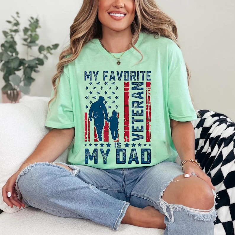 My Favorite Veteran is My Dad PNG, Father Veterans Day Design for Kids ...