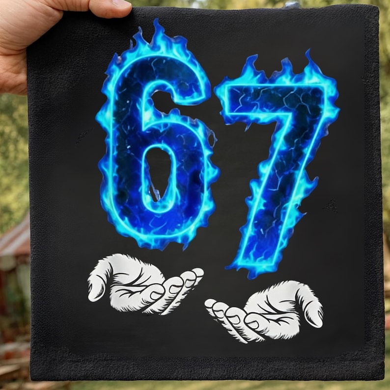 67 Hands Meme PNG Funny Six Seven Number Design for Kids Teens - Etsy