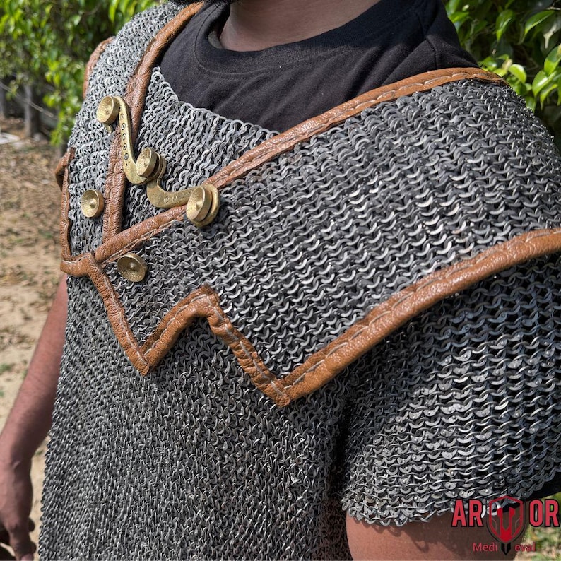 6mm Roman Lorica Hamata Chainmail Armor | Mild Steel Reenactment Armor ...