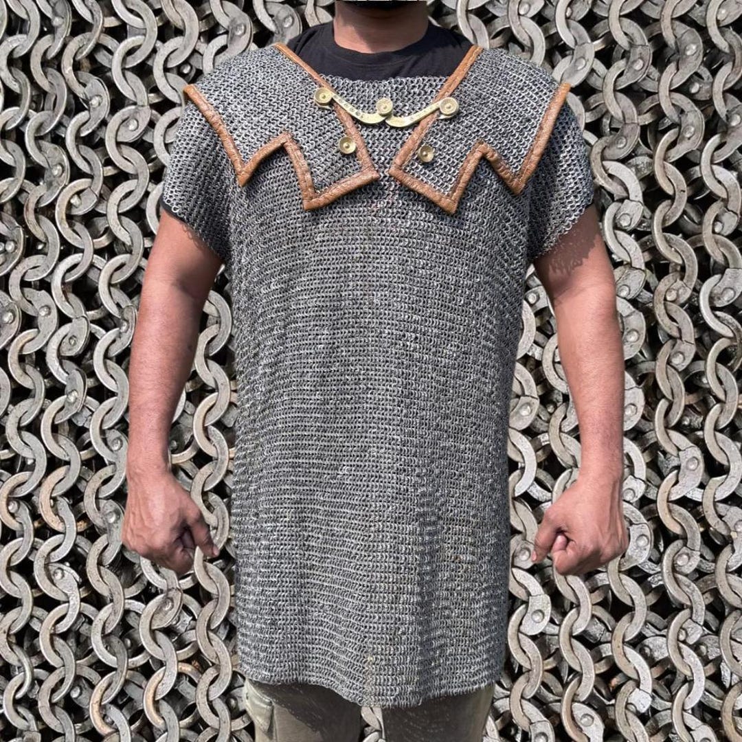 6mm Roman Lorica Hamata Chainmail Armor | Mild Steel Reenactment Armor ...