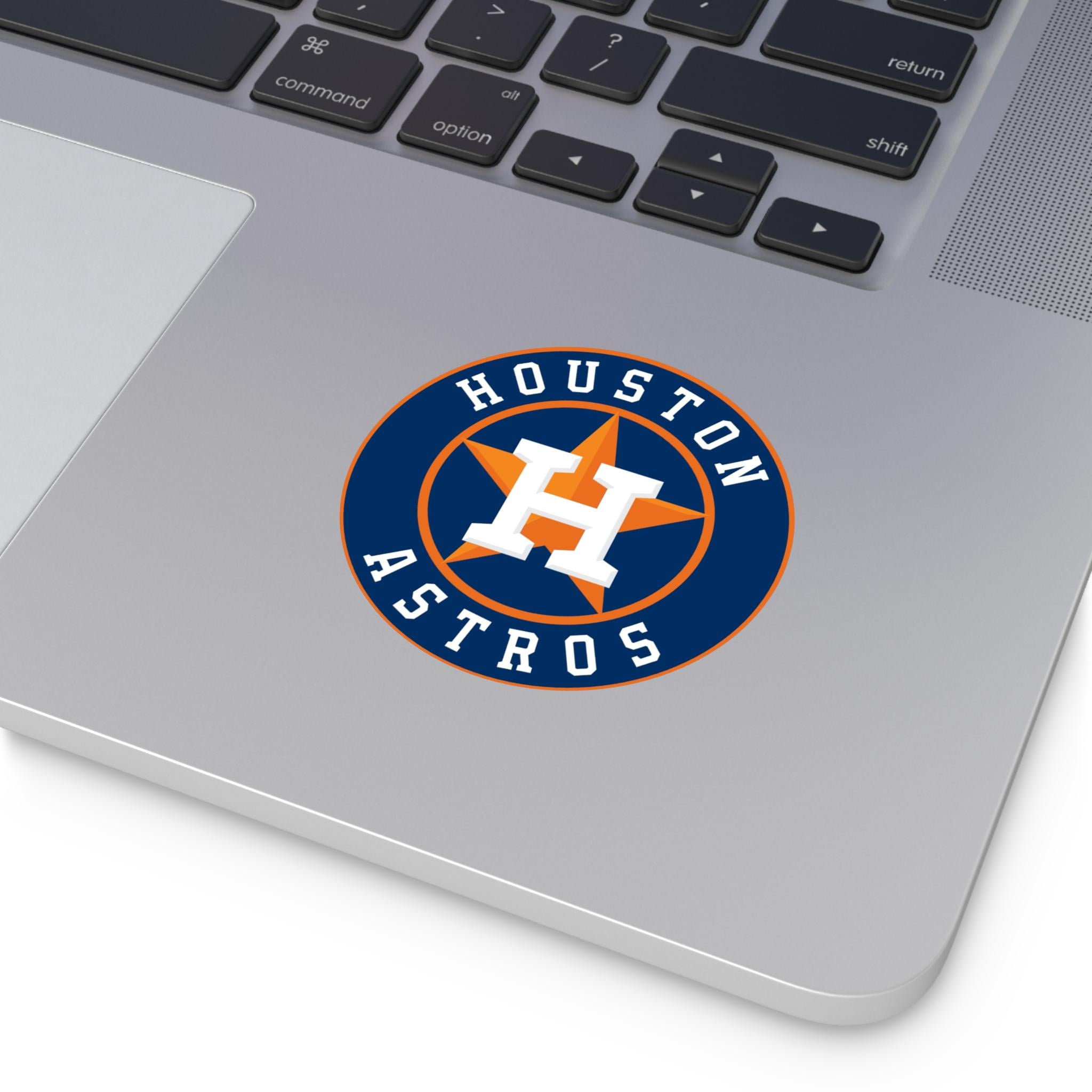 Houston Astros Round Vinyl Stickers, Sports Team Decals, Fan ...
