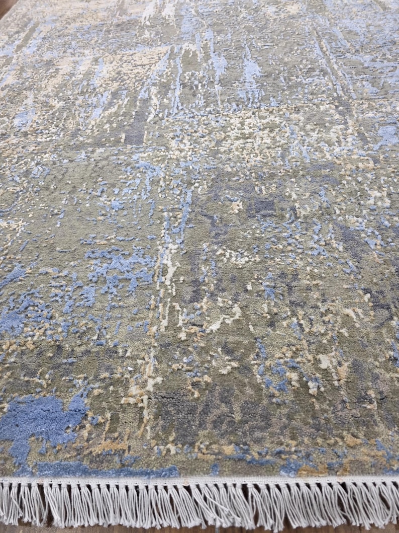 Buy Handknotted Modern Wool Rug, Scandinavian Berber Wool Rug, Turkish ...