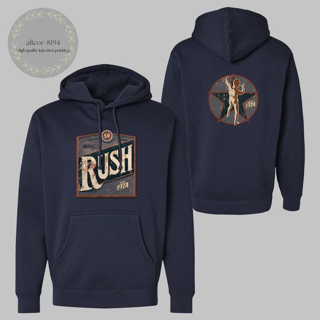 Rush 50th Anniversary Merch R50 Legends Hoodie - Etsy