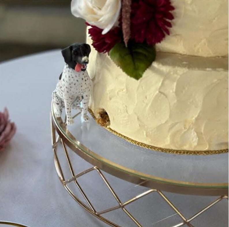 Custom Pet Cake Topper - Handmade Polymer Clay Dog & Cat Wedding ...
