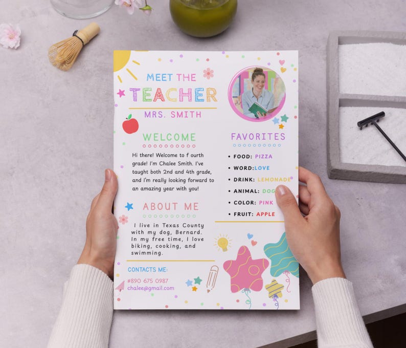 Meet the Teacher Template , Meet the Teacher Flyer , Meet Your Teacher ...