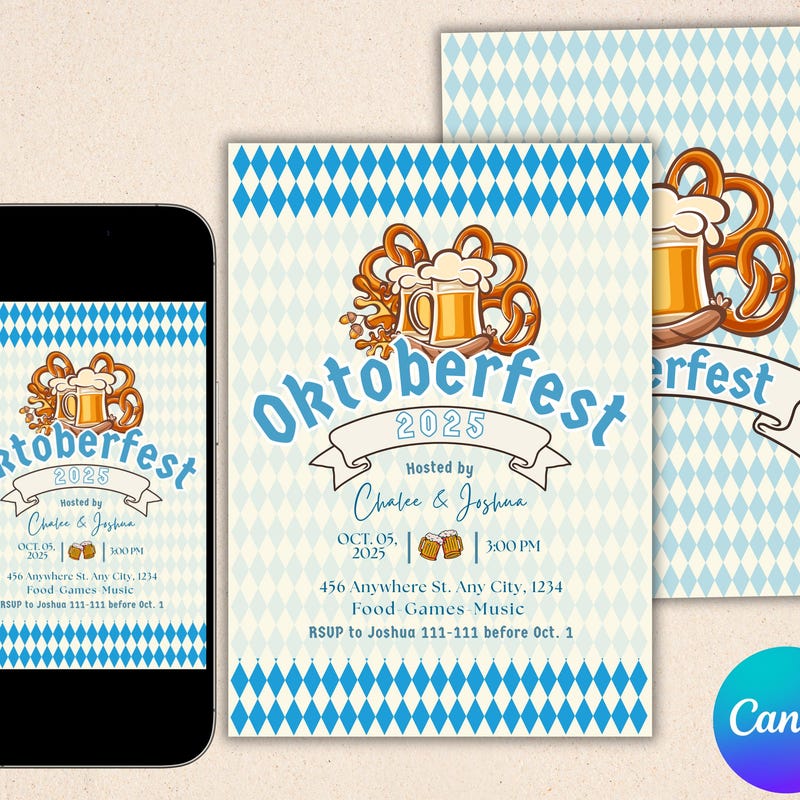 Oktoberfest Invitation - Etsy
