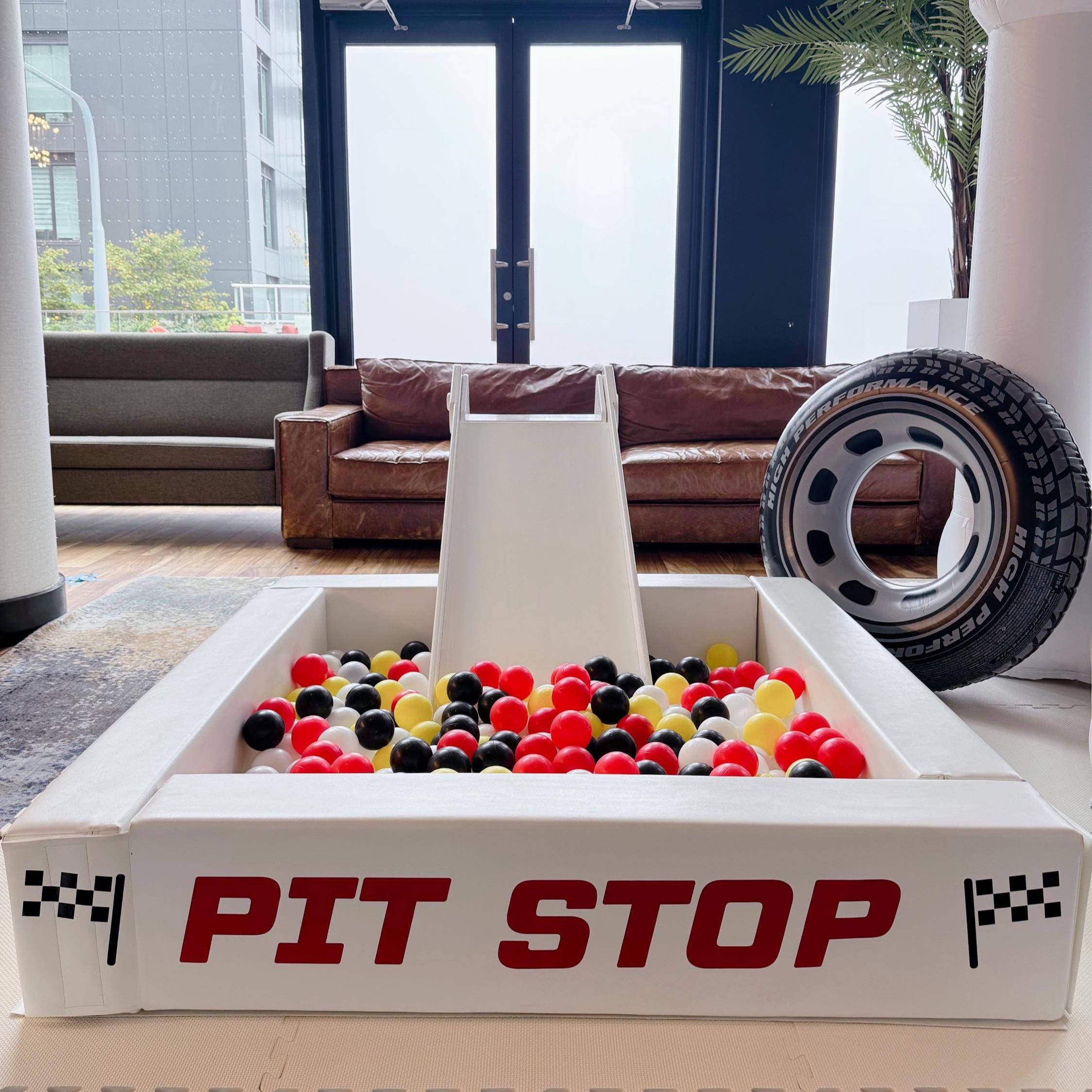 Racing Theme Ball Pit Vinyl Decal Stickers - Personalized Pit Stop - Etsy