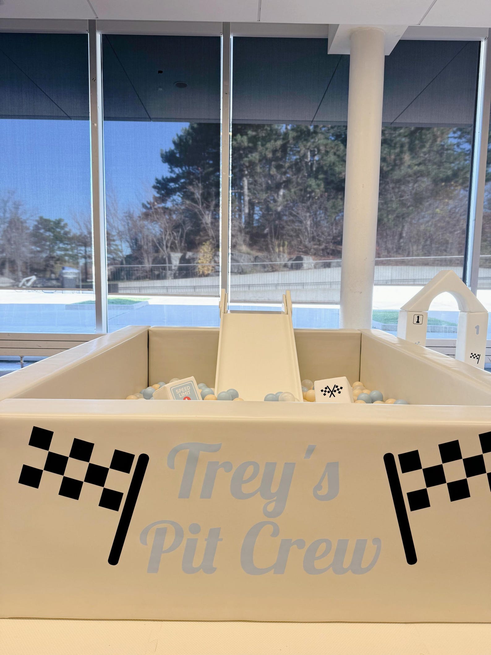 Racing Theme Ball Pit Vinyl Decal Stickers - Personalized Pit Stop - Etsy