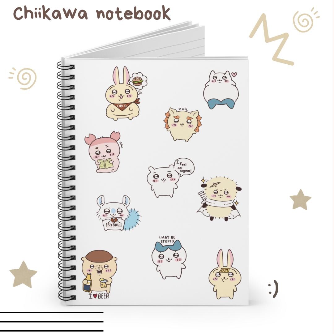 Chiikawa Notebook, Chiikawa Characters, Chiikawa, Hachiware, Usagi ...