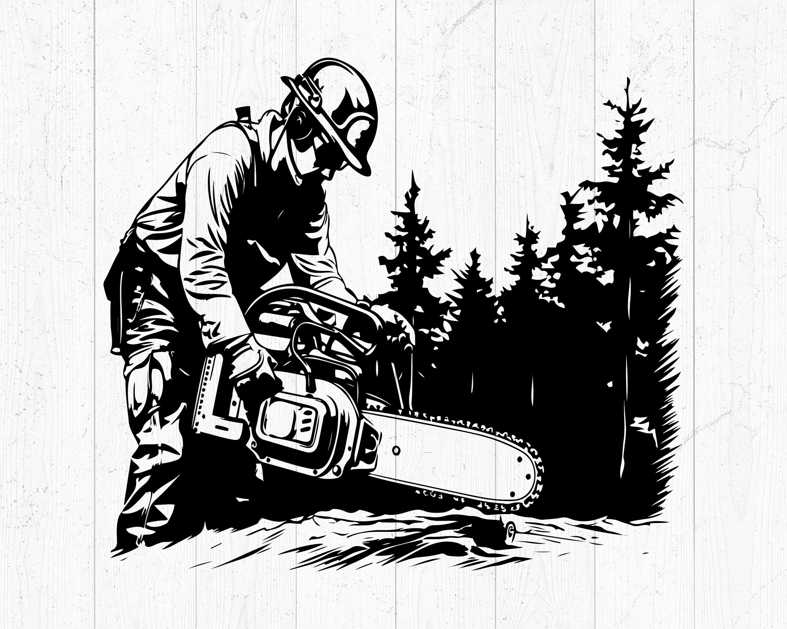 Chainsaw Svg Png Bundle, Chainsaw Silhouette Clipart, Chainsaw Cricut ...