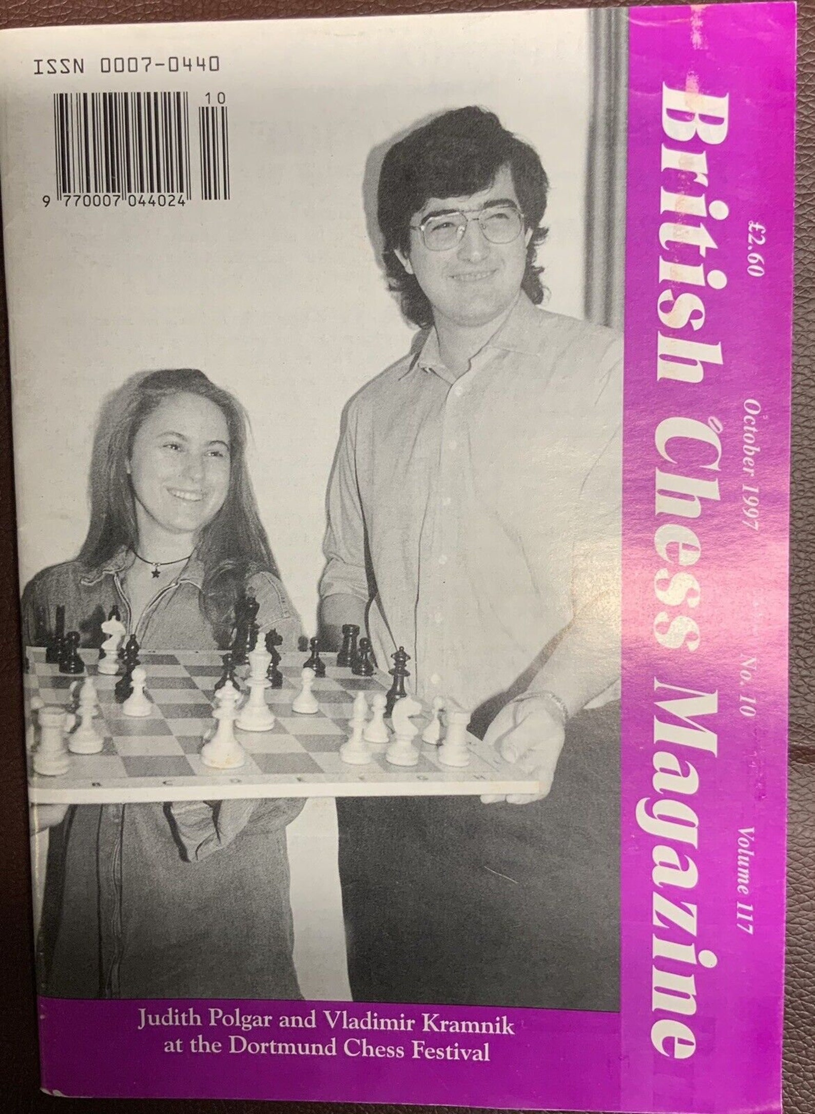 British Chess Magazine, October 1997 No 10volume 117 Judith Polgar ...