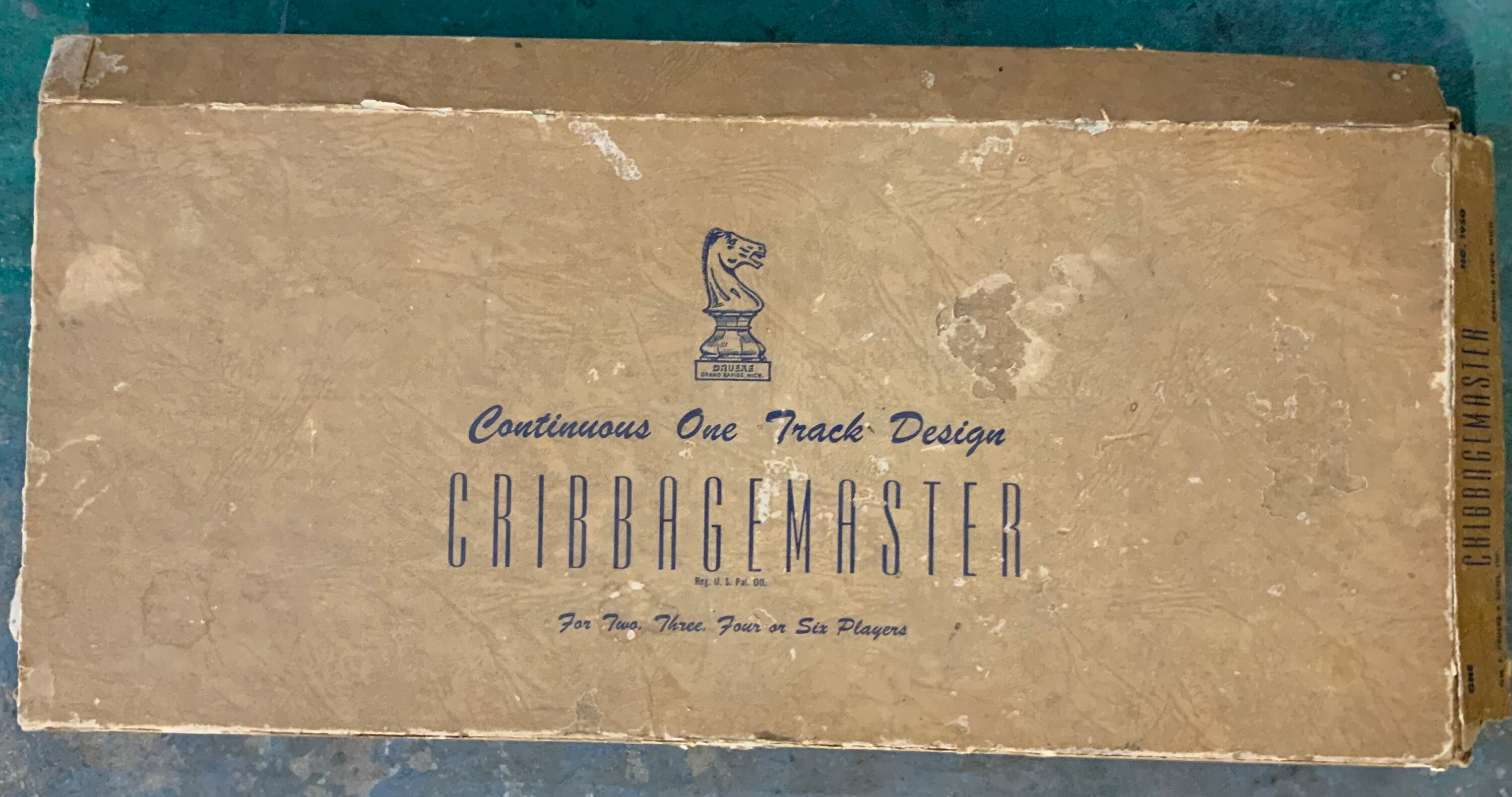 Vintage Drueke Scoremaster Deluxe Wooden Cribbage Board No. 1150 in ...