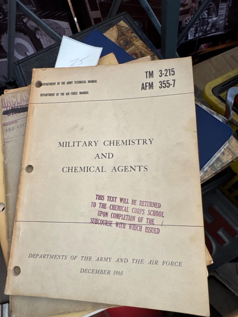 Military Chemistry and Chemical Agents - Etsy