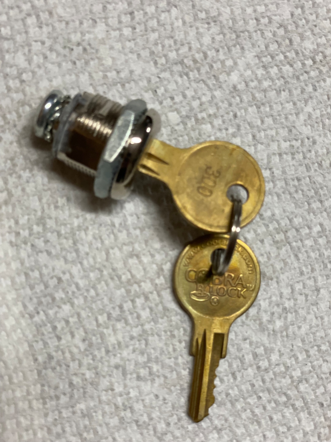 Cobra 300 Cylinder Lock With Keys, New Old Stock - Etsy